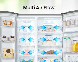 Nevecón Hisense Side by Side Inverter 519 Litros BCD-518W - Hisense