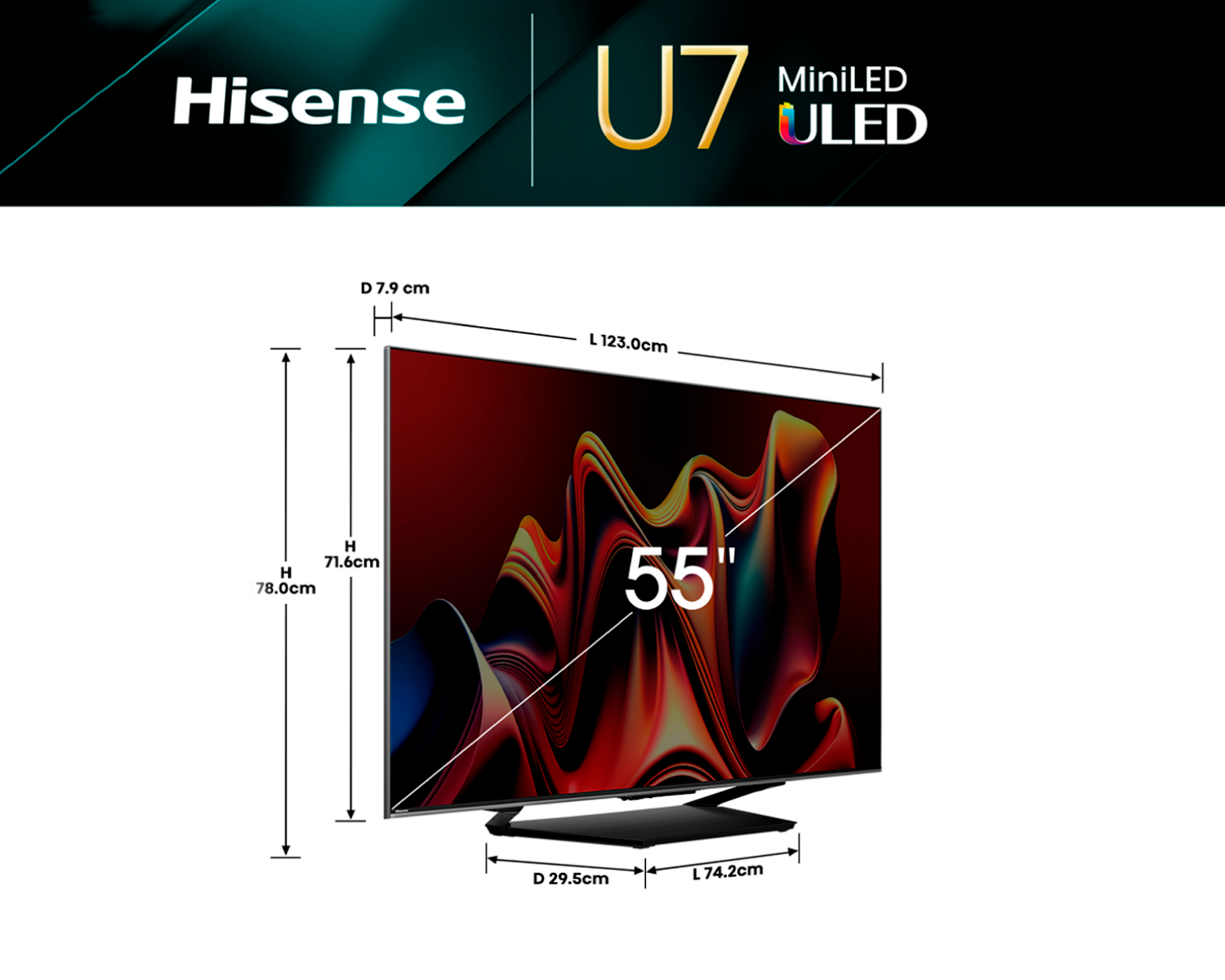 Televisor Hisense QLED 4K Q6N 50” - Hisense