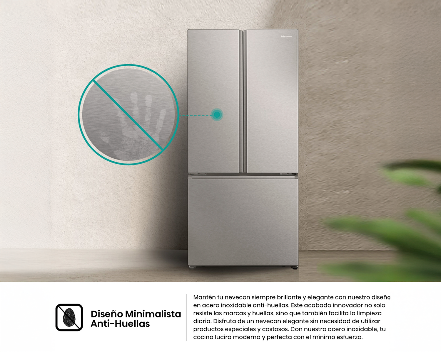 Nevera Hisense French Door 625 Litros BCD-625 - Hisense