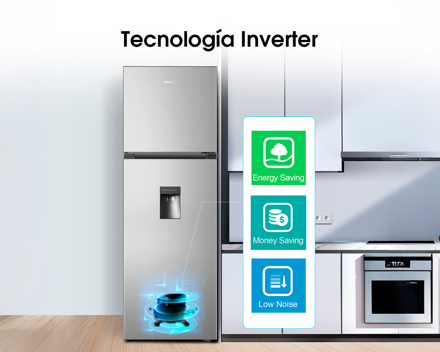 Nevera Hisense Top Mount 248 Litros BCD-250 - Hisense