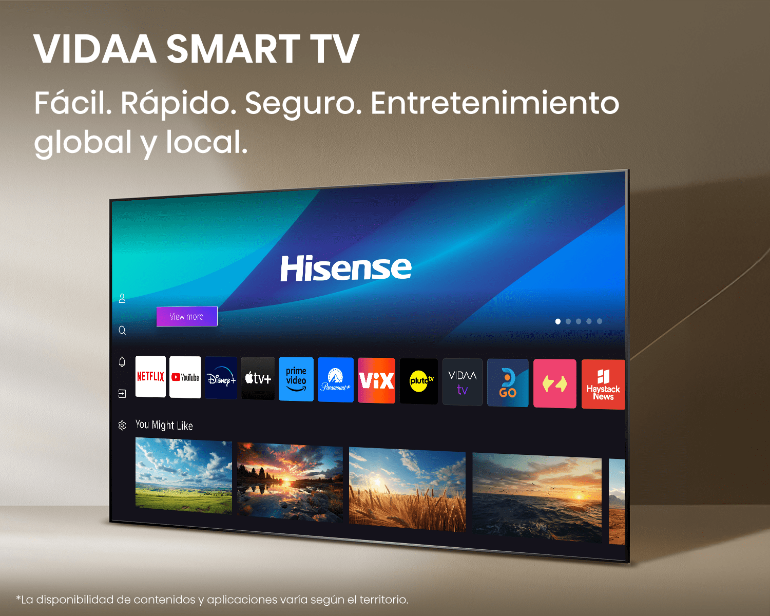 Televisor Hisense UHD 4K A5NV 65" - Hisense